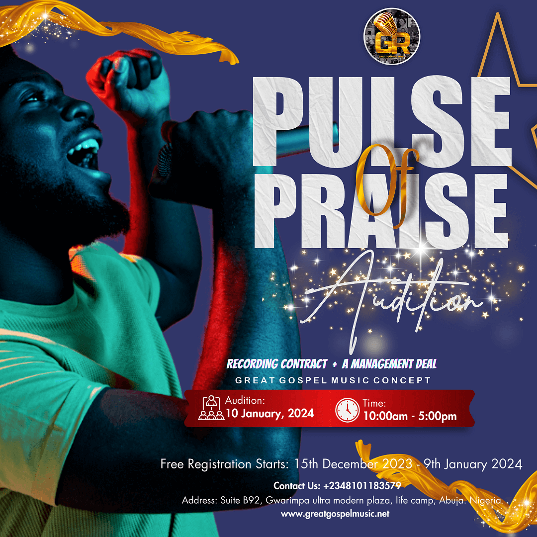 Great Gospel Music Concept Music Audition (Pulse of Praise) 2024 ...